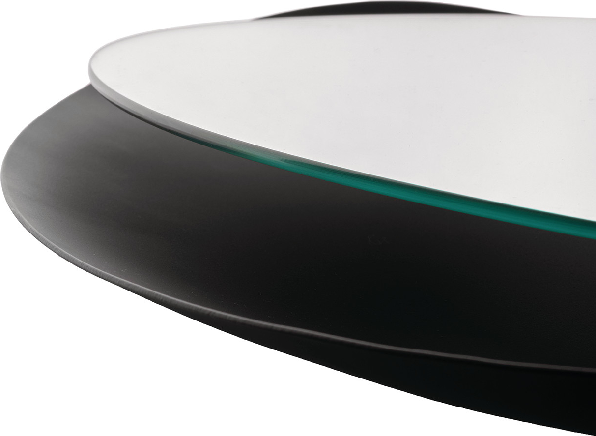 Colombina Wall mirror black with a steel frame - Alessi FM25 B | FA