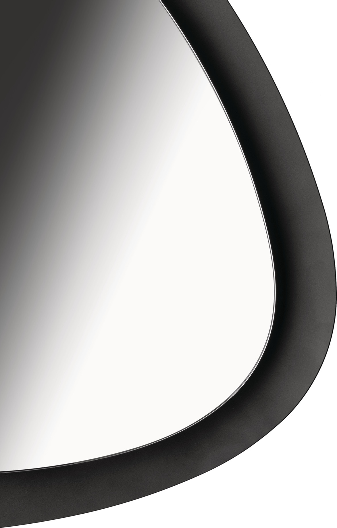Colombina Wall mirror black with a steel frame - Alessi FM25 B | FA