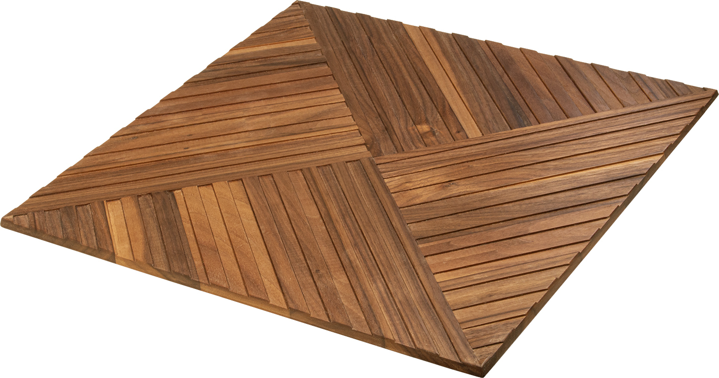 Artelegno Tellerunterlage 33 x 33 cm aus Walnussholz - AL-PL33/WL