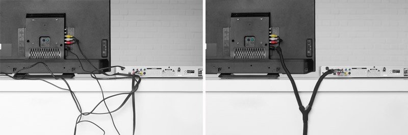 Accesoriu de mascare cabluri Soba negru - Bluelounge SB-BL | FA