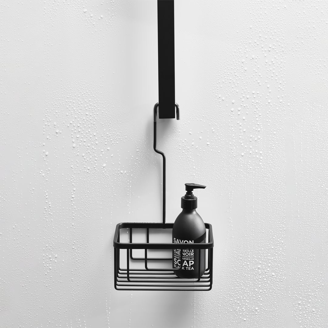 Polička do sprchy Basic s hranatým háčkem - Decor Walther 0850560