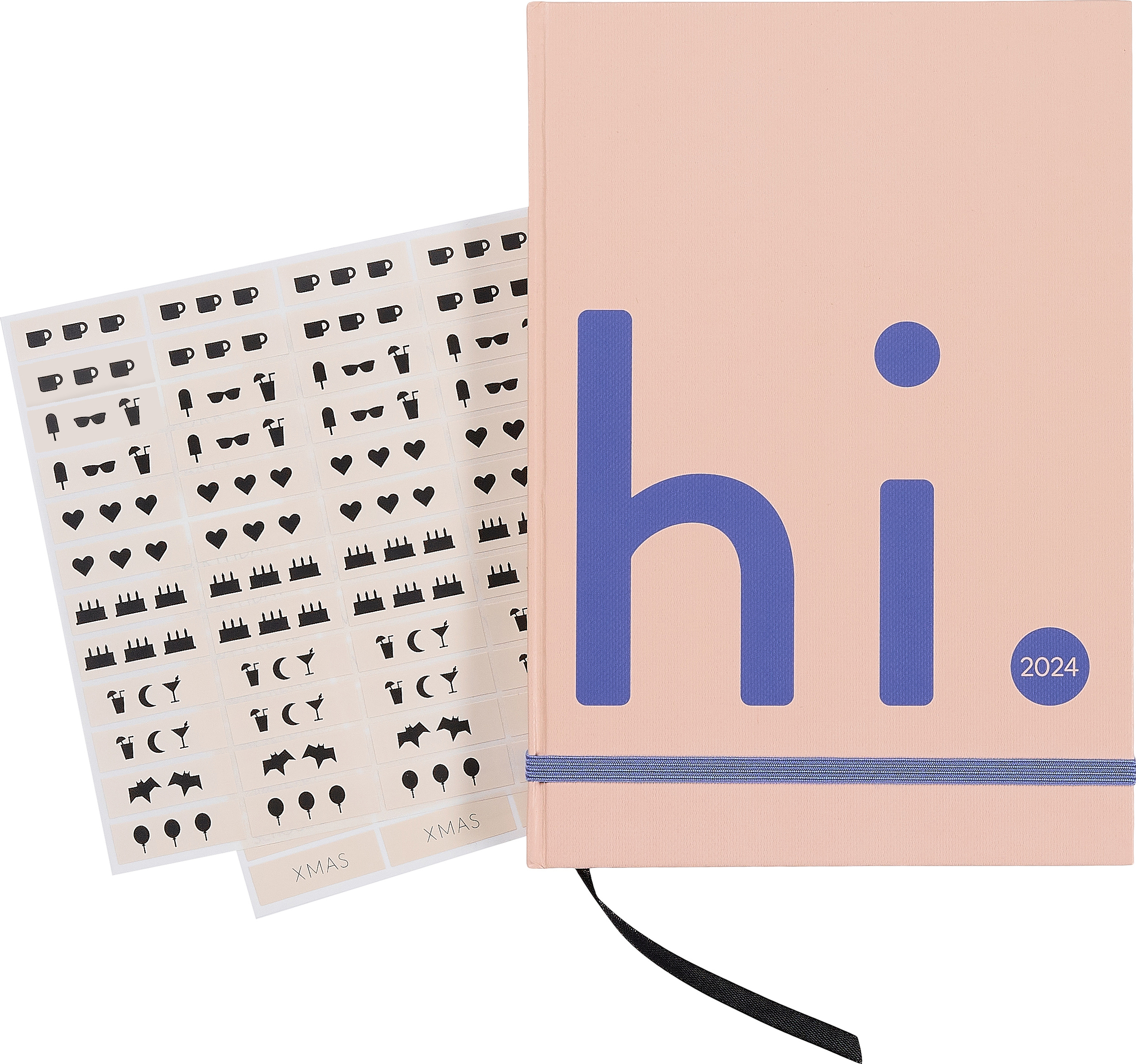 Calendar Design Letters Hi 2024 - 70201022BEICOBLHI | FormAdore