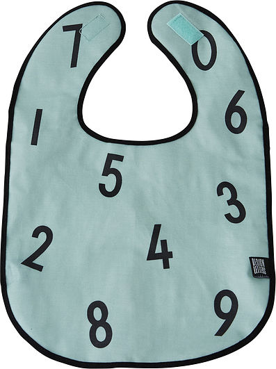 The Numbers Bib - Design Letters 20202201GREEN | FormAdore