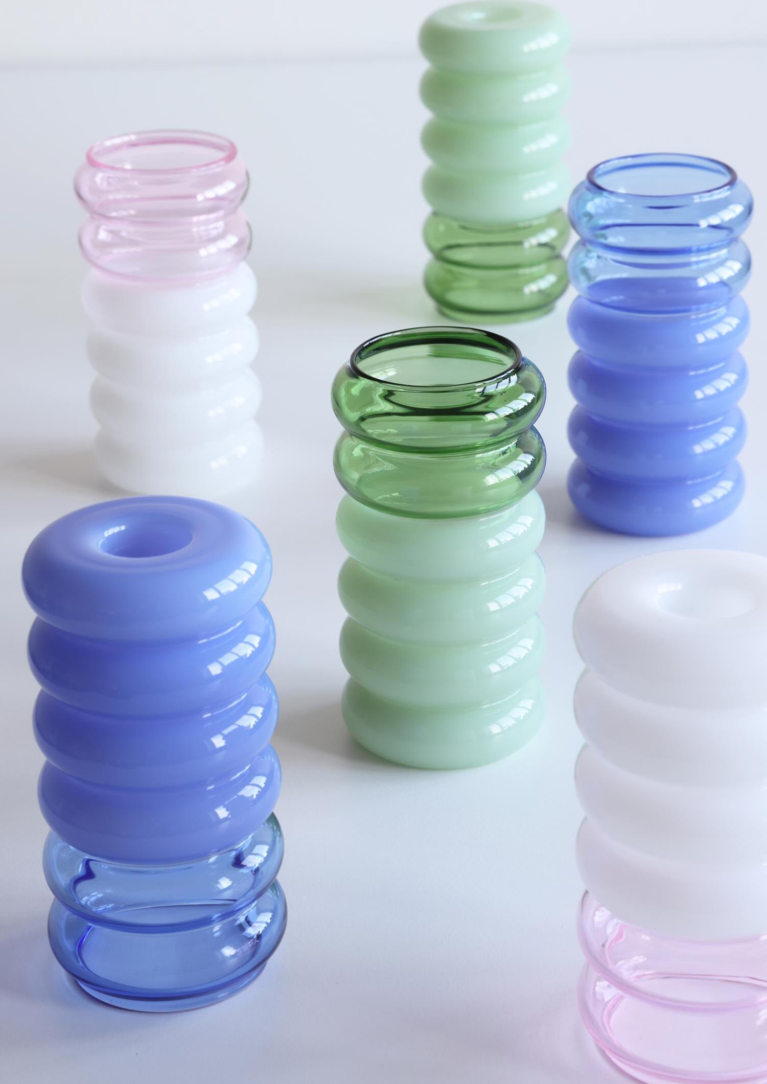 Vazos dėklas su žvakide Bubble 2 viename - Design Letters | FA