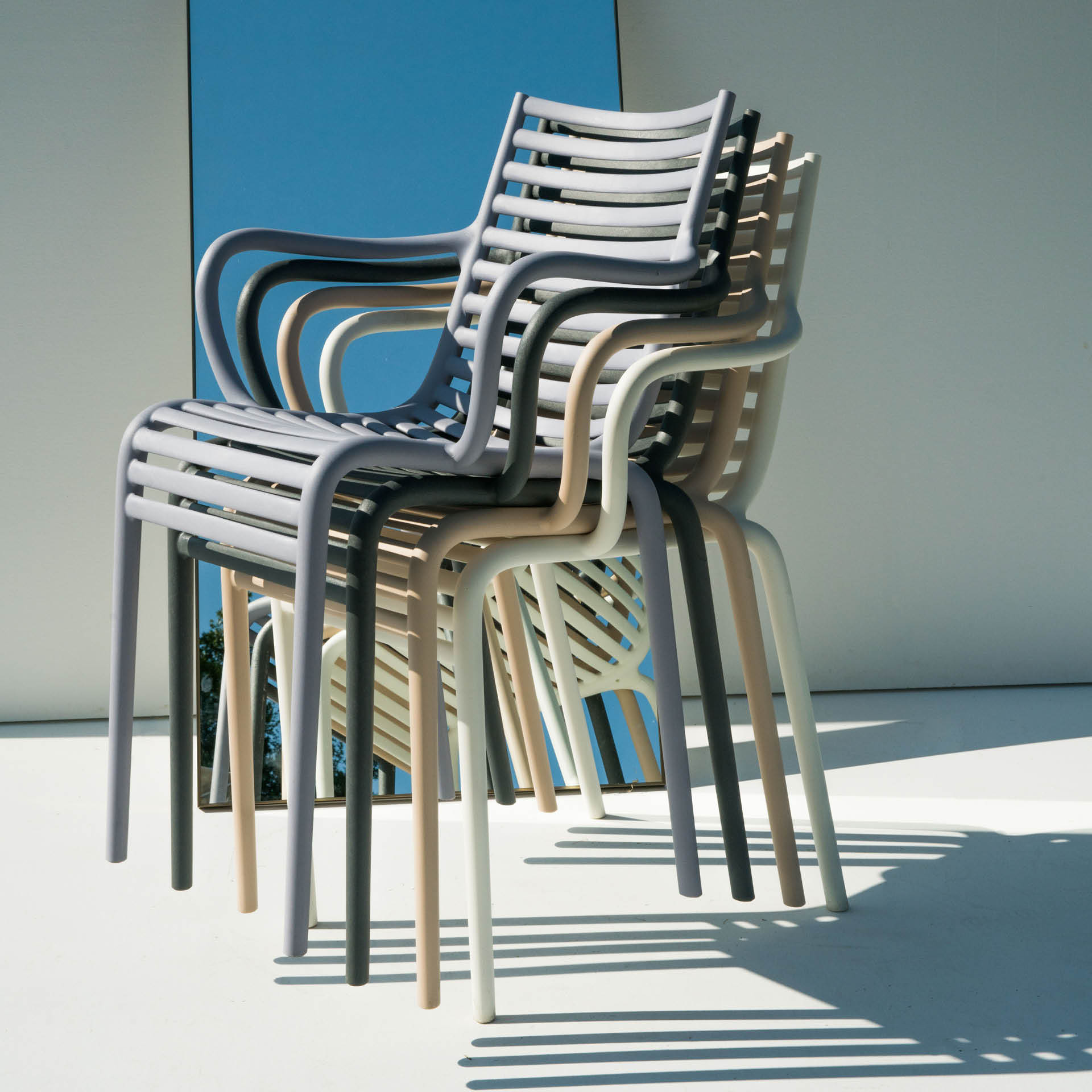 Krzesło Pip-e nude z podłokietnikami - Driade D20844A379017 | FF