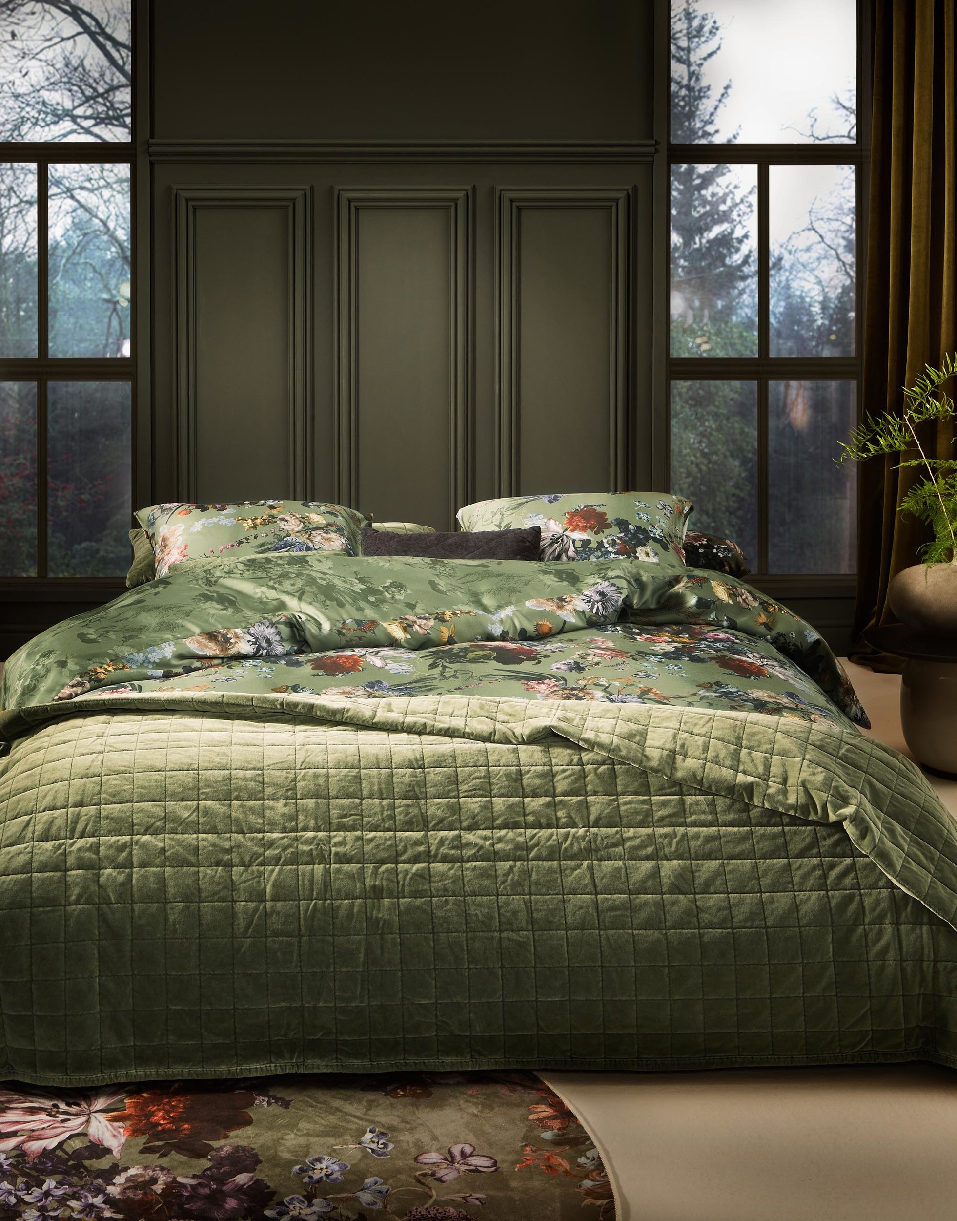 Cuvertură Julia 220 x 265 cm verde - Essenza 401621-492-014 | FA