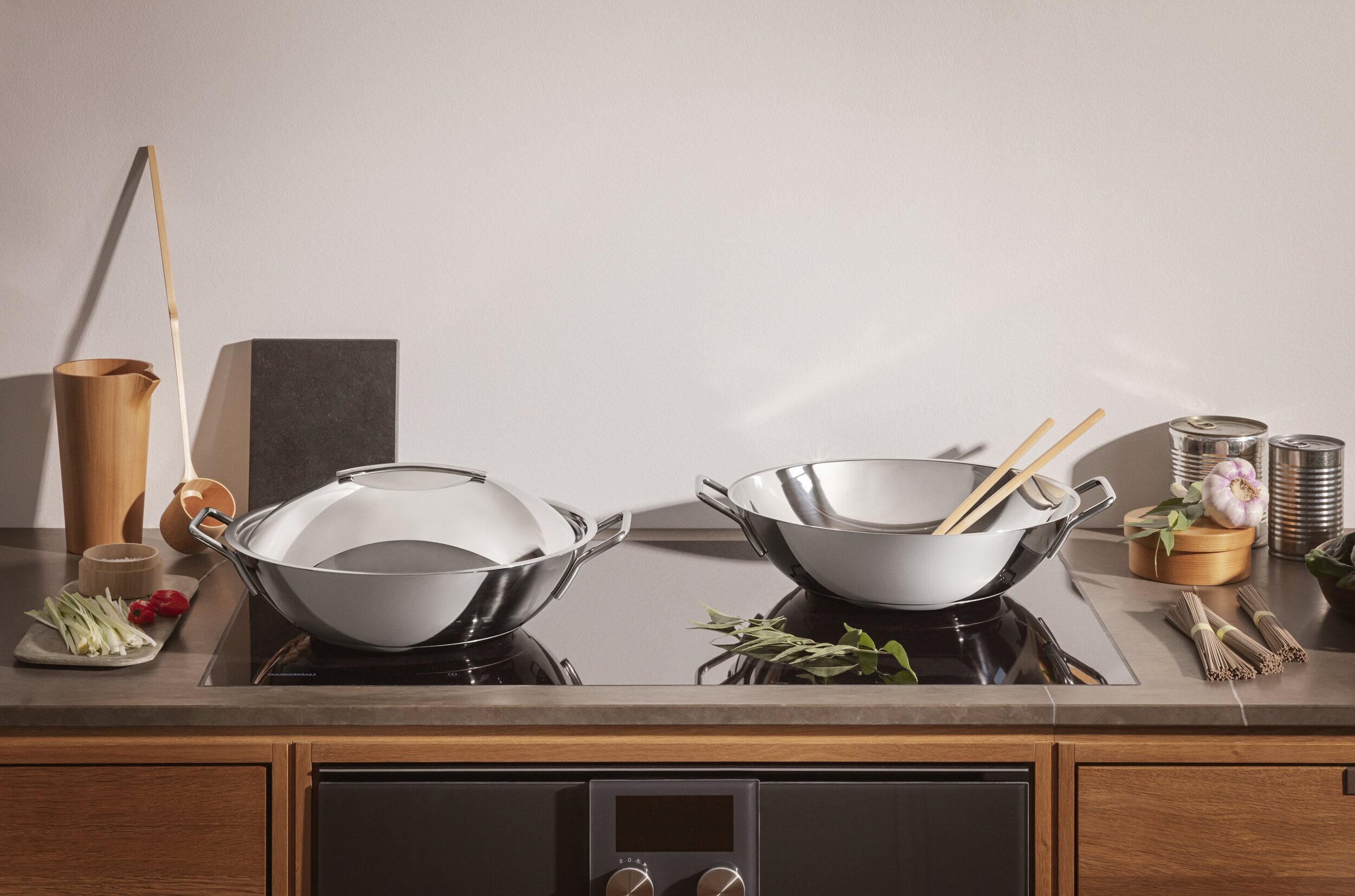 Wok Eva Trio Stainless Steel 5 l - Eva Solo 313050 | Fabryka Form