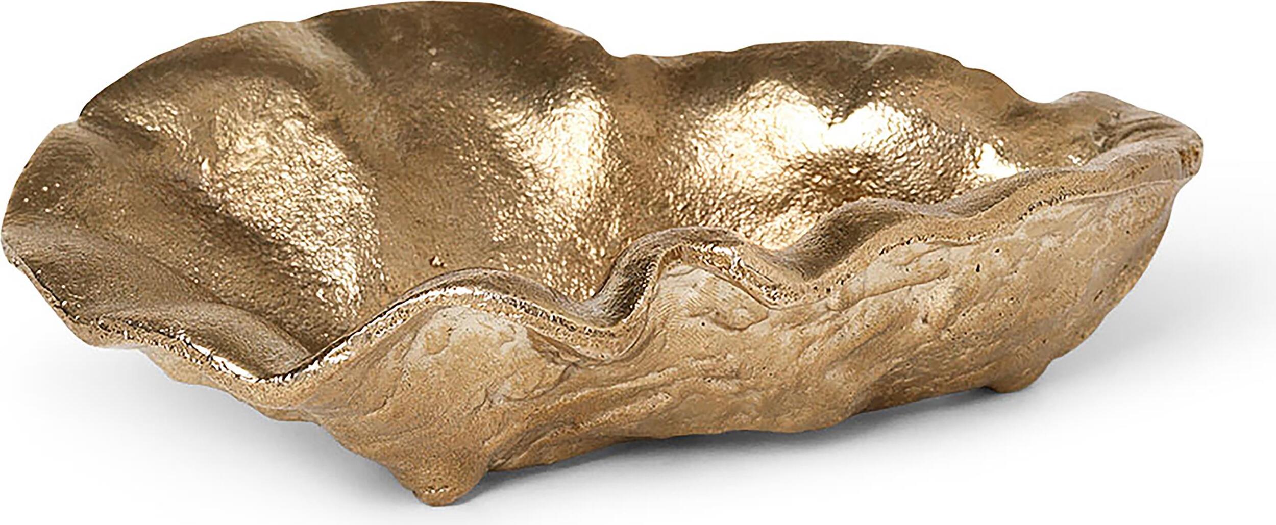 Dekoračná misa Oyster mosadz - Ferm Living 1104264689 | FA