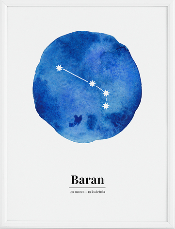 Zodiak Baran Poster - Follygraph FBZARIPL2130 | FormAdore
