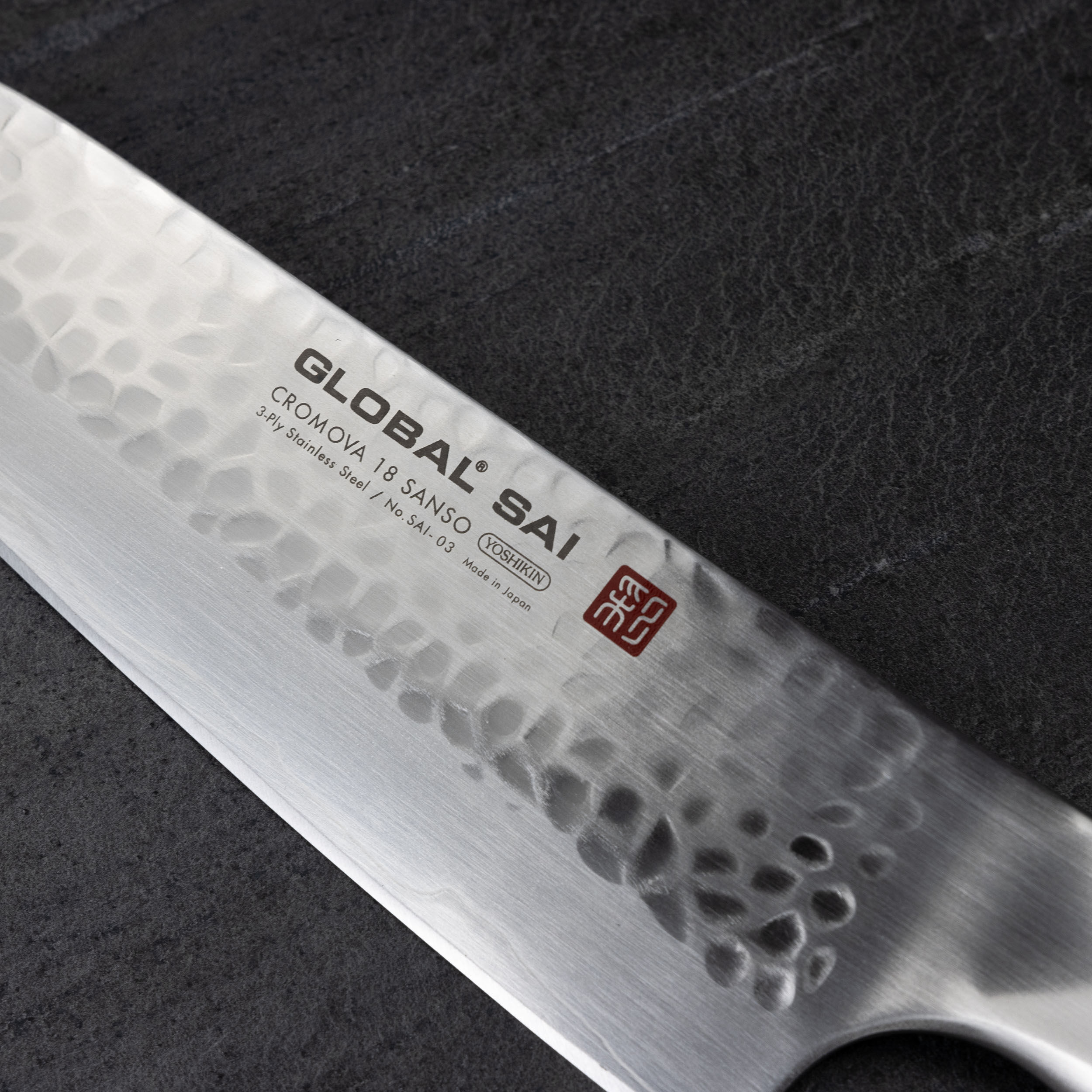 Nóż Santoku Global Sai 19 cm - SAI-03 | Fabryka Form
