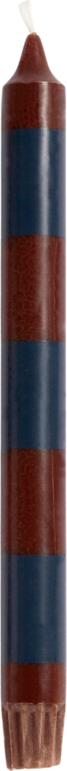 Stripe Candle maroon and navy blue - Hay AA901-B067 | FormAdore