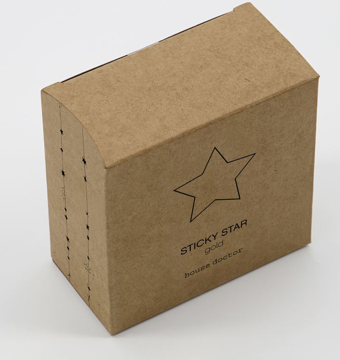 Naklejki Sticky star złote 50 szt. - House Doctor 209700112 | FF