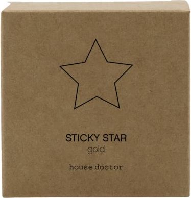 Naklejki Sticky star złote 50 szt. - House Doctor 209700112 | FF