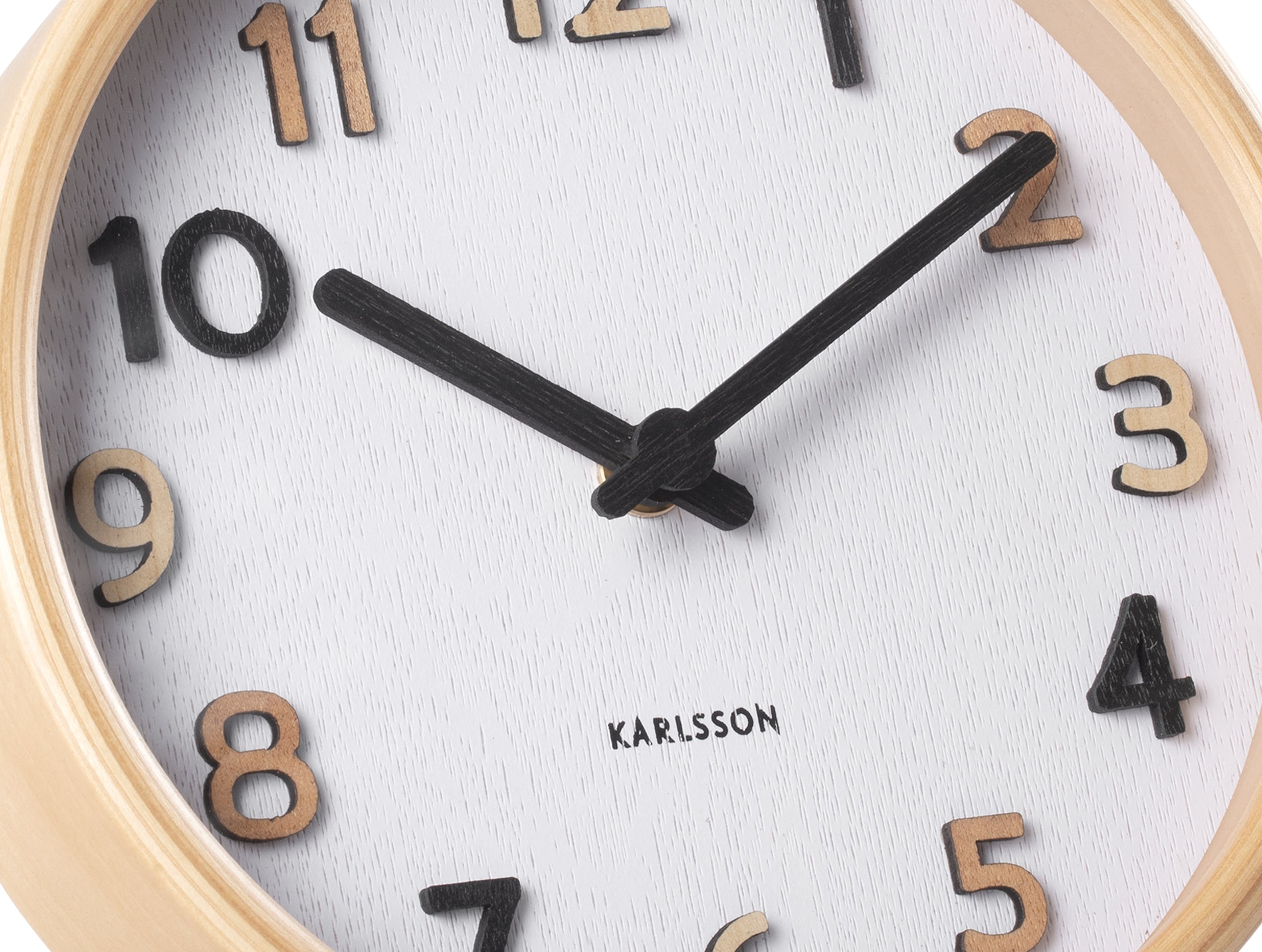 Zegar stołowy Pure czarny - Karlsson KA5875BK | Fabryka Form