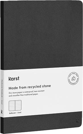 Karst Stone paper waterproof notebook A5 softcover checked - FA