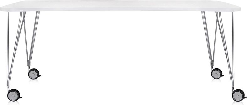 Biurko Max 190 cm na kółkach - Kartell 4512_2m, Ferruccio Laviani