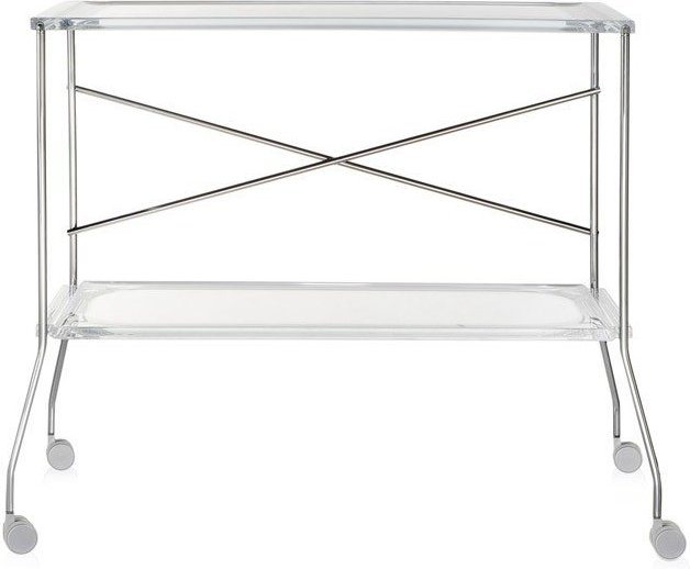 Flip Wheeled tray table - Kartell, Antonio Citterio | FormAdore