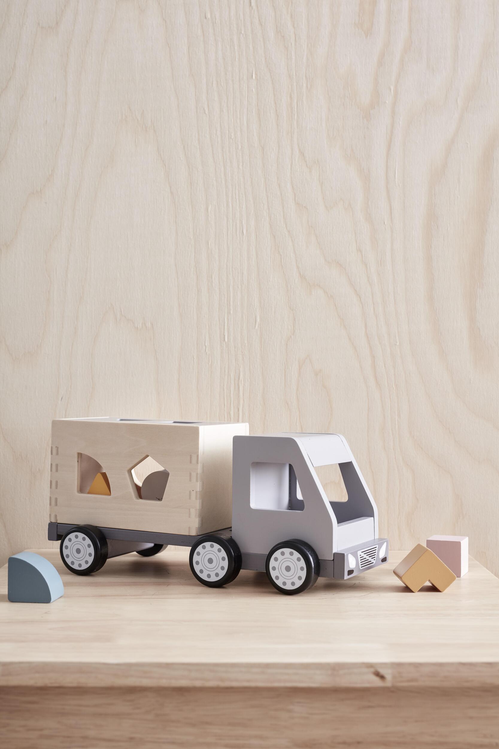 Aiden Child's block puzzle truck - Kids Concept 1000428 | FA