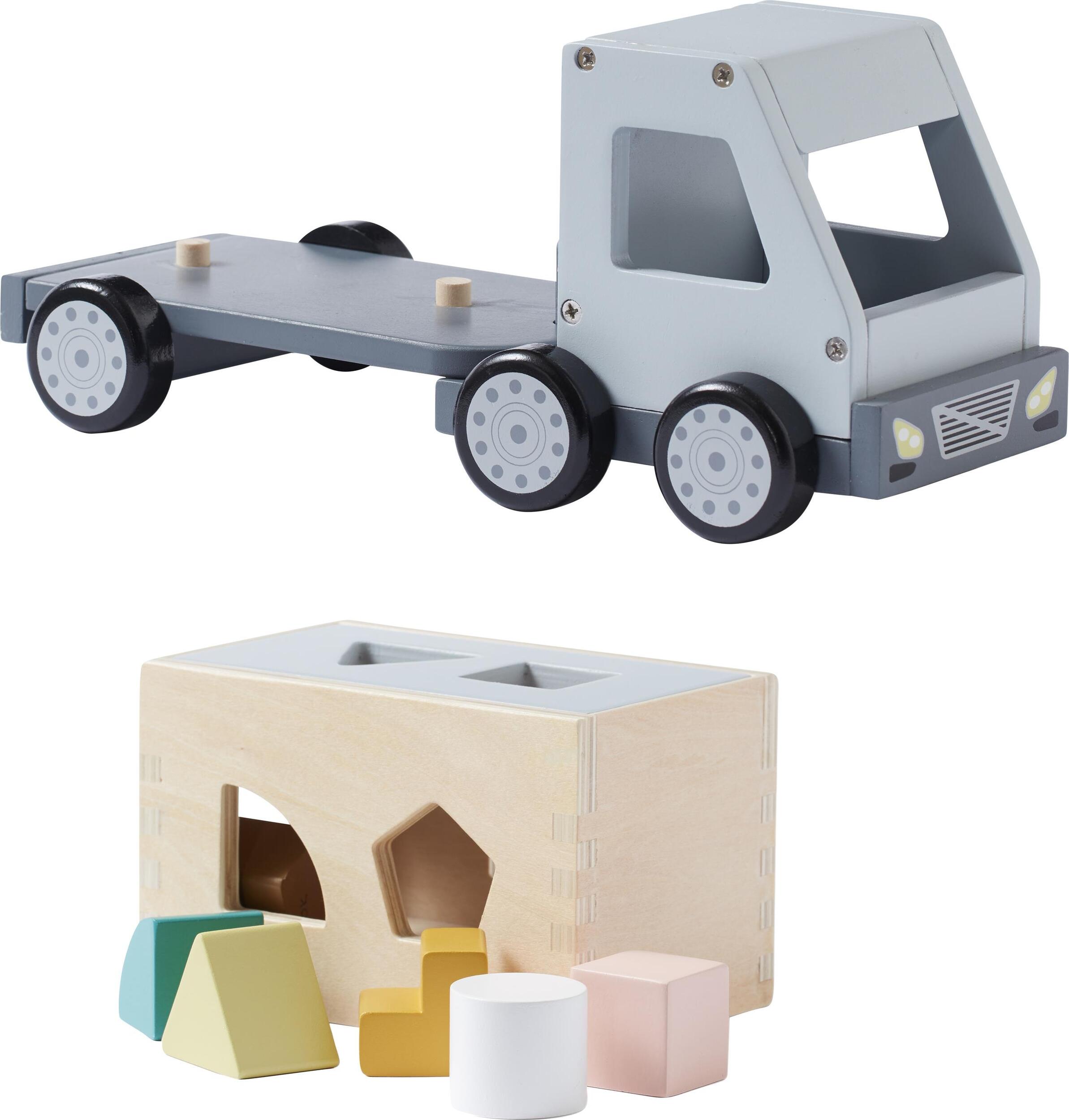 Aiden Child's block puzzle truck - Kids Concept 1000428 | FA