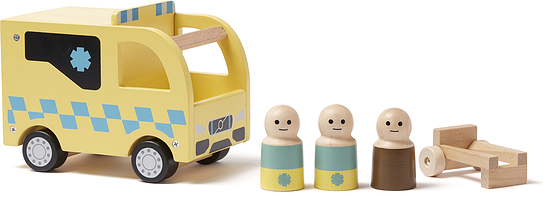 Aiden Toy car ambulance 5 el. - Kids Concept 1000601 | FormAdore