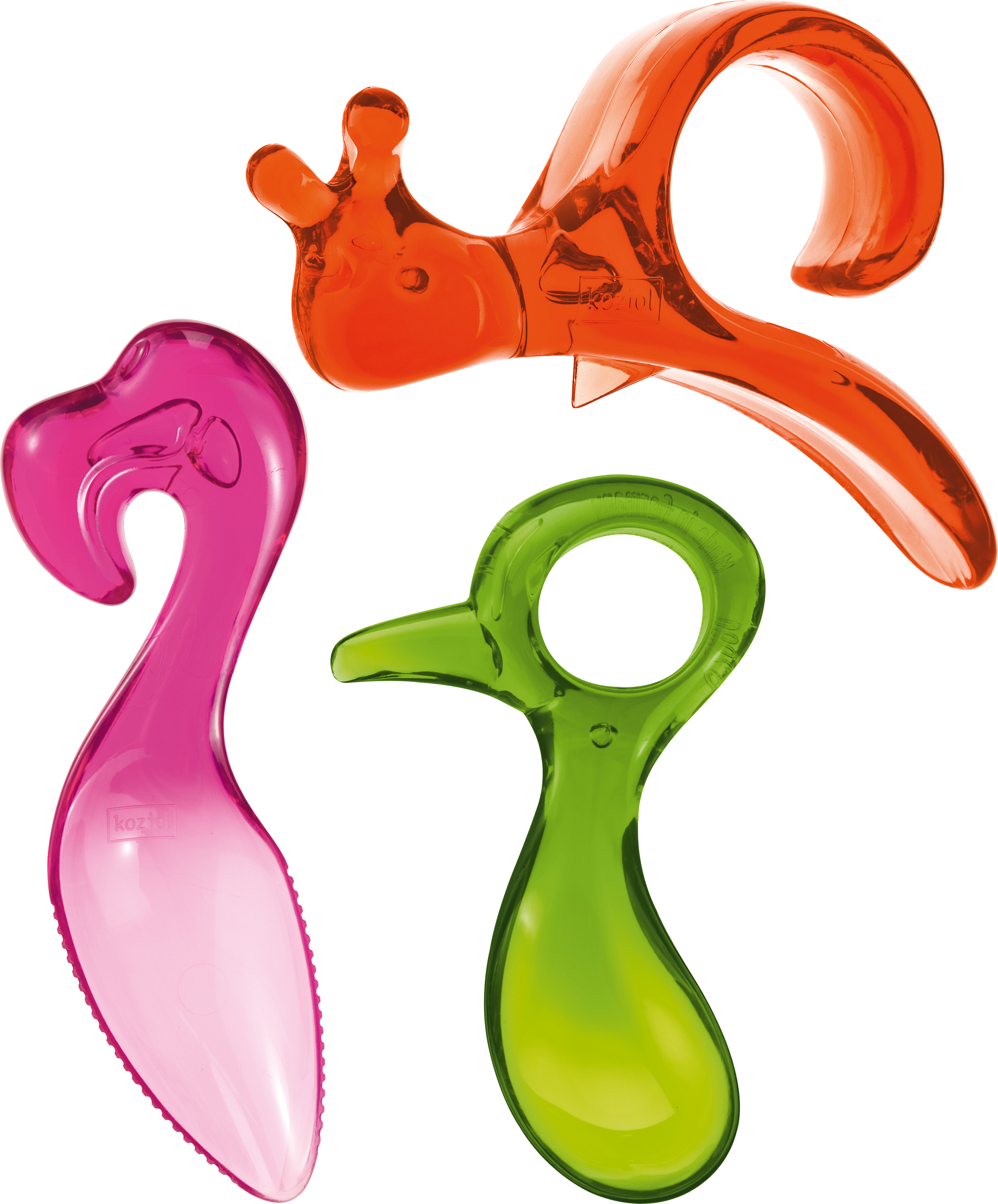 Energy Tool Geschenkset orange-rosa-grün 3 El. - Koziol 3734480