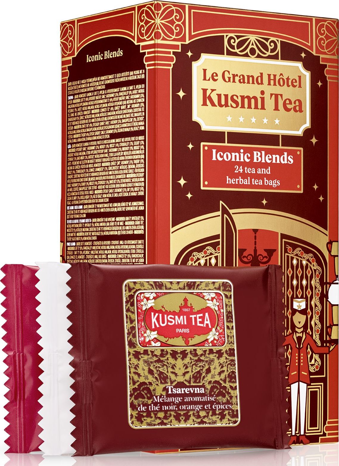 Arbatos rinkinys Iconic Blends pakeliuose 24 vnt. - Kusmi | FA