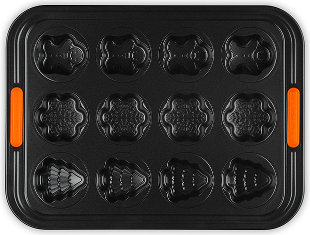 Forma na muffiny na 12 ks Le Creuset vánoční s nepřilnavým povrchem