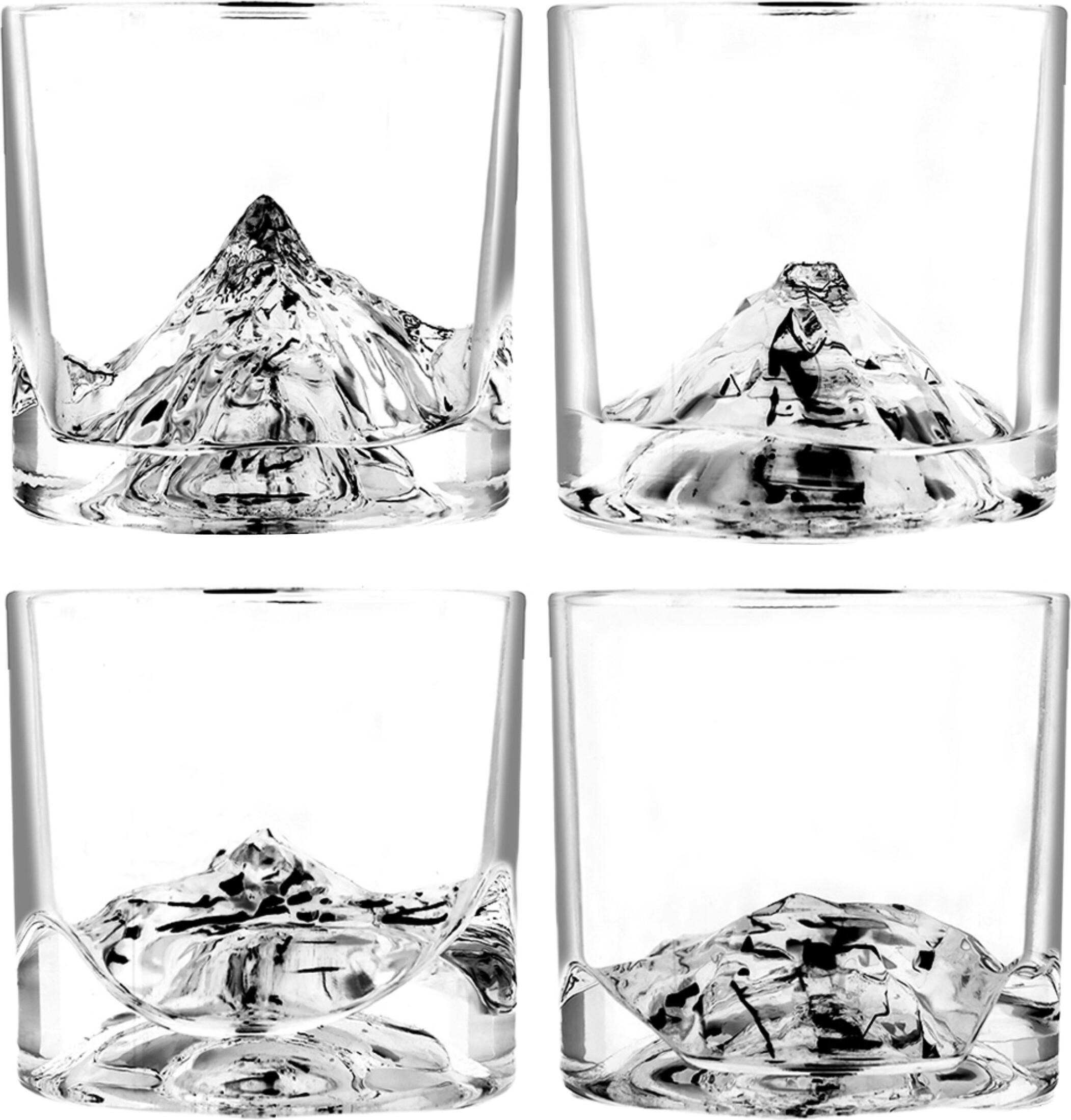 The Peaks Whisky Glasses 4 Pcs Liiton L20800 Formadore