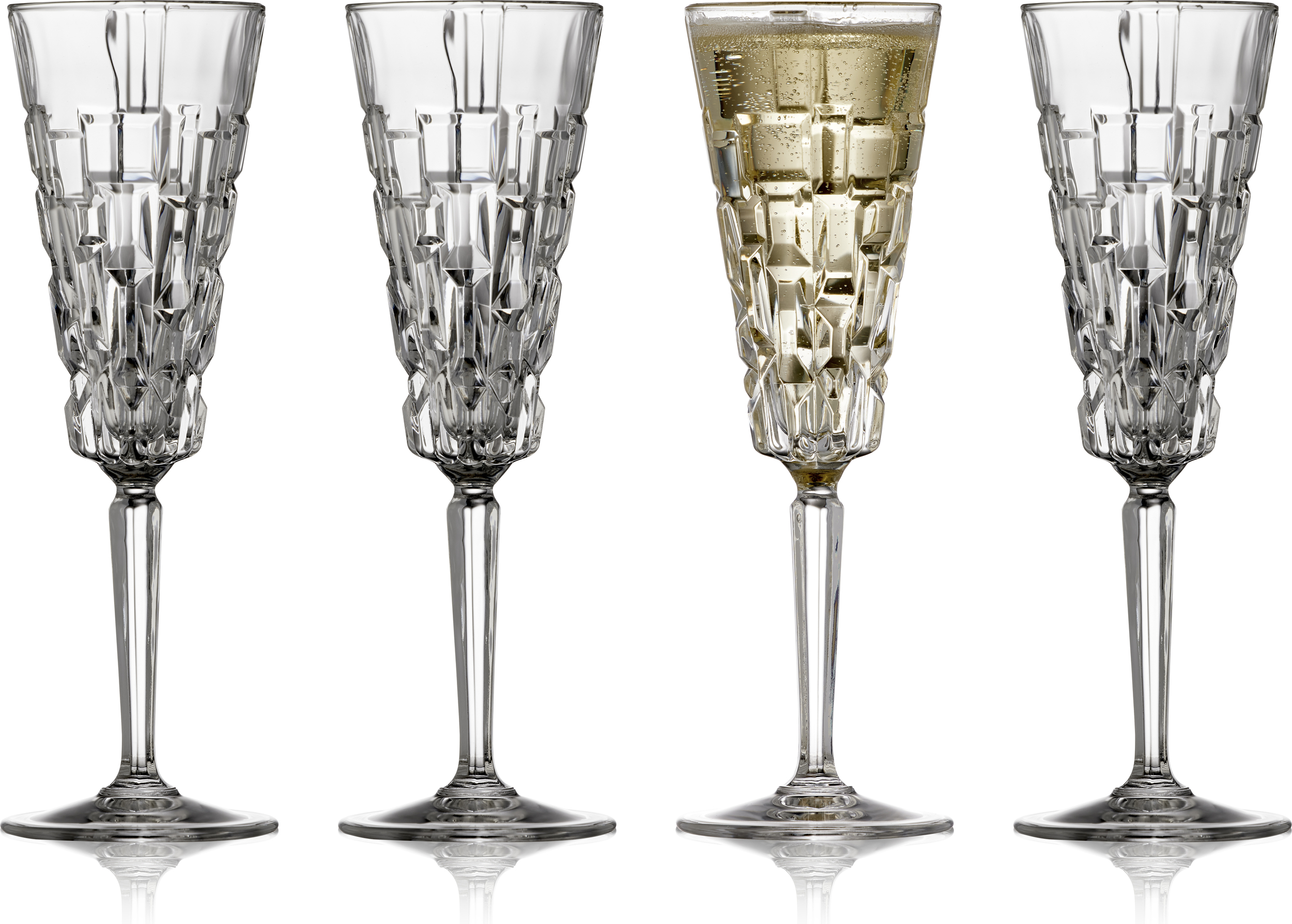 Kieliszki do szampana Etna 190 ml 4 szt. - LyngbyGlas 25405 | FF