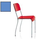 Krzesło Centomila Sedia niebieskie rama chromowana - Magis | FF