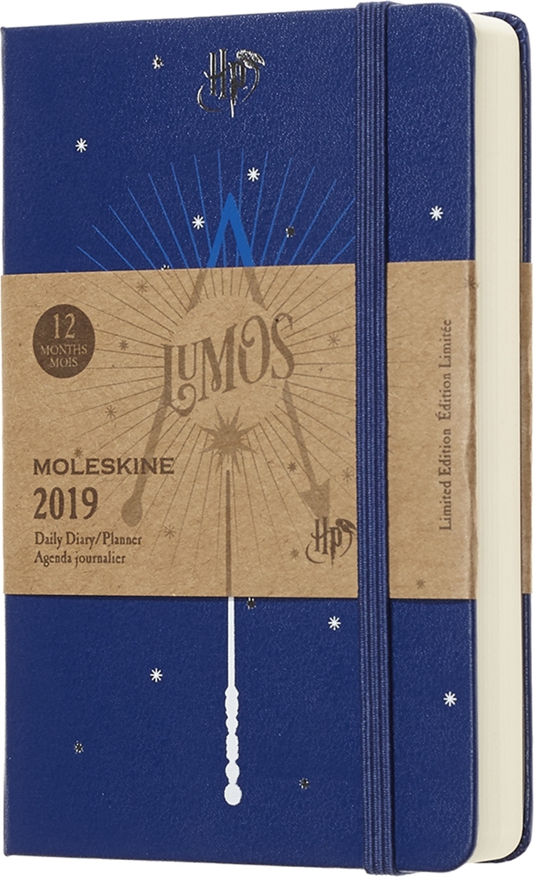 Kalendarz Moleskine 2019 12M Harry Potter Lumos P dzienny - FF