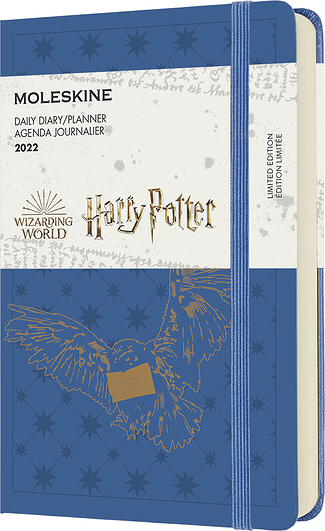 Kalendarz Moleskine 2022 12M Harry Potter P dzienny twarda oprawa
