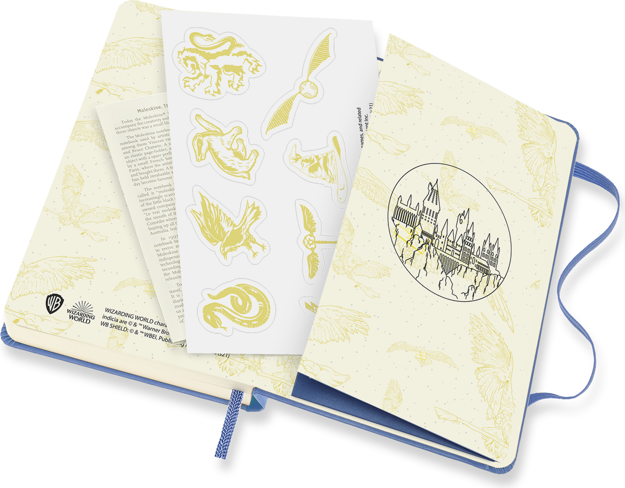 Kalendarz Moleskine 2022 12M Harry Potter P dzienny twarda oprawa