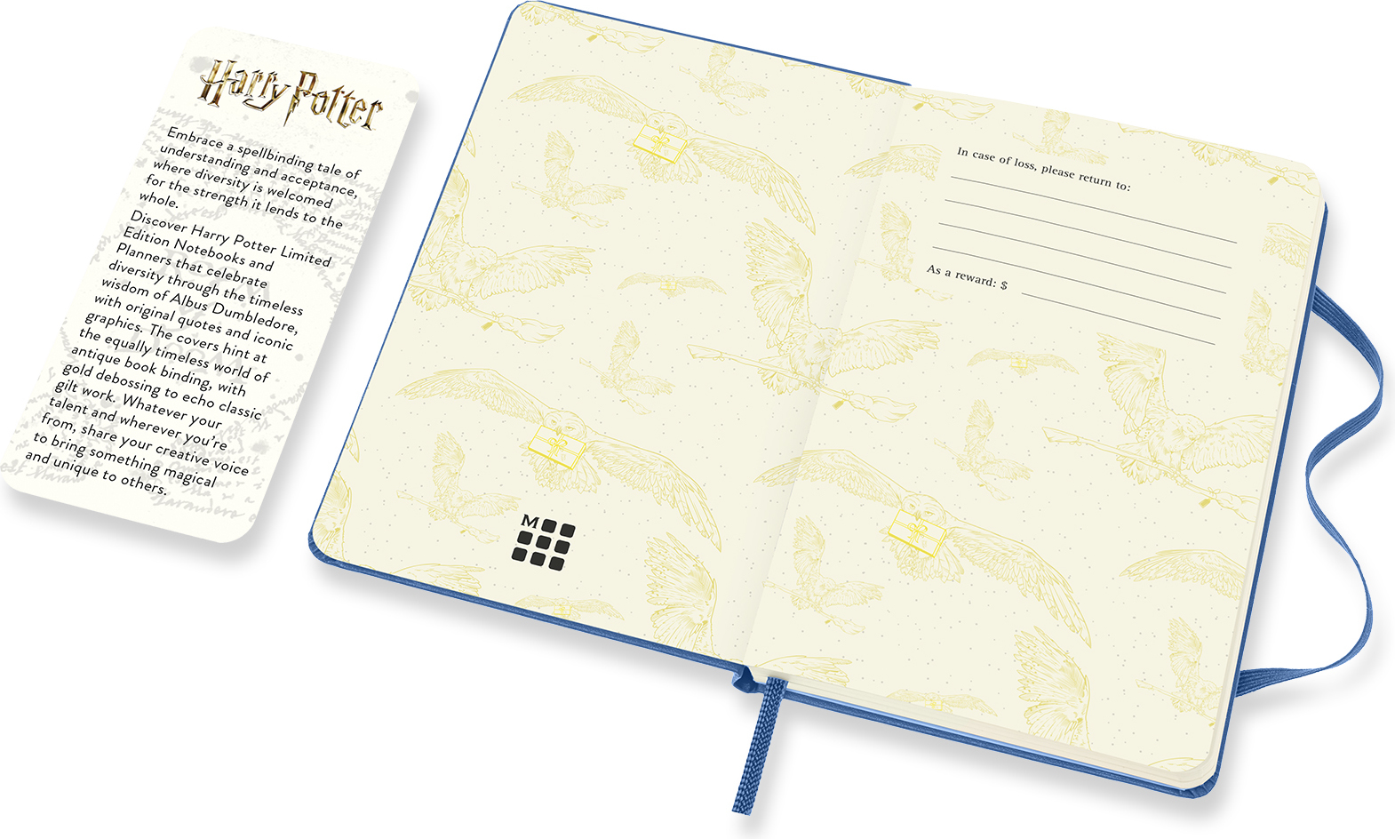 Kalendarz Moleskine 2022 12M Harry Potter P tygodniowy twarda oprawa