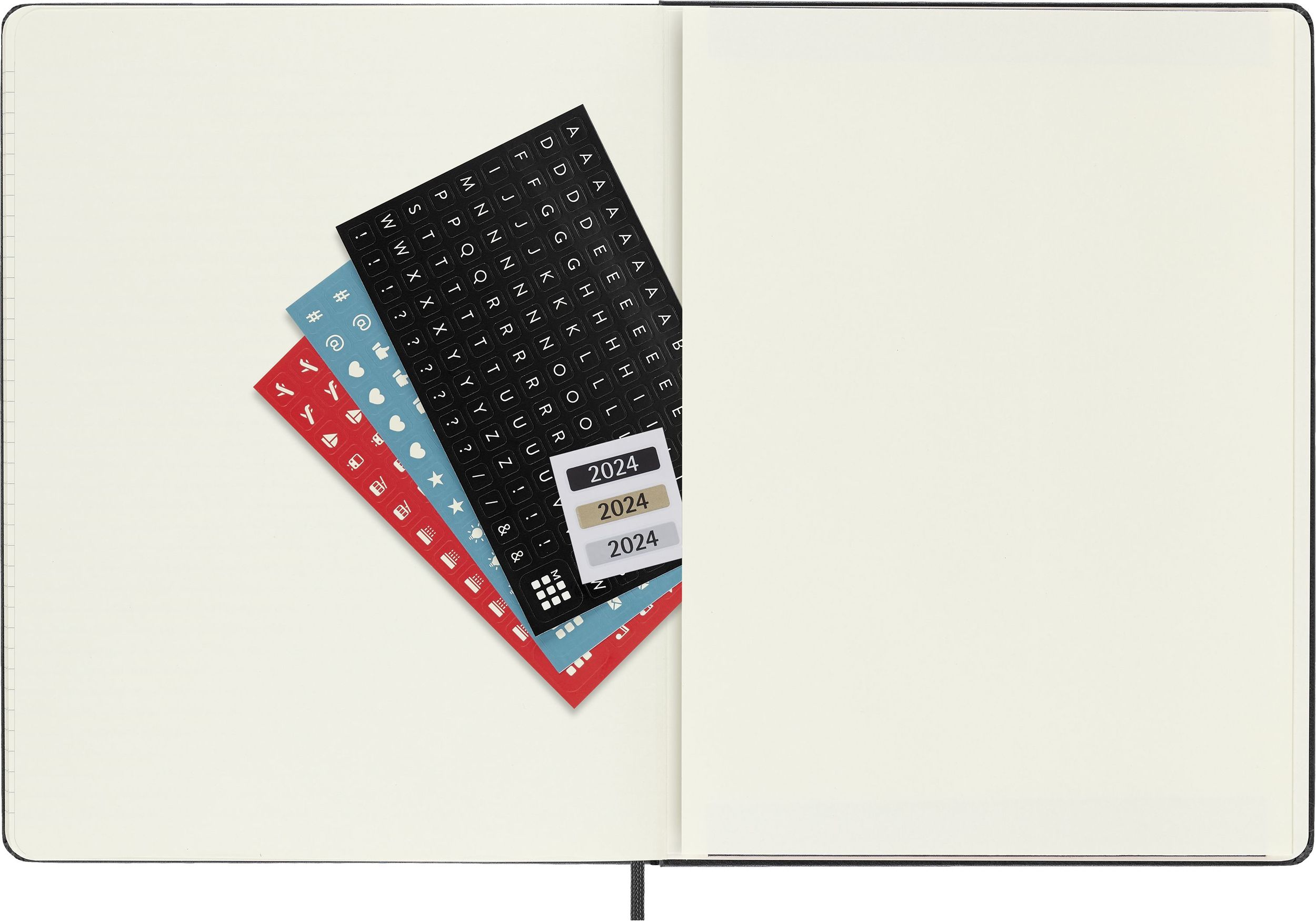 Kalendarz Moleskine 2024 12M XL tygodniowy twarda oprawa - FF