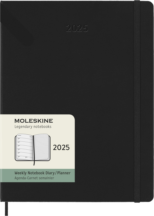 Kalendarz Moleskine 2025 12M XL tygodniowy twarda oprawa - FF