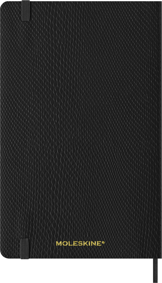 Moleskine 2025 12M Calendar L with synthetic snake skin texture weekly softcover