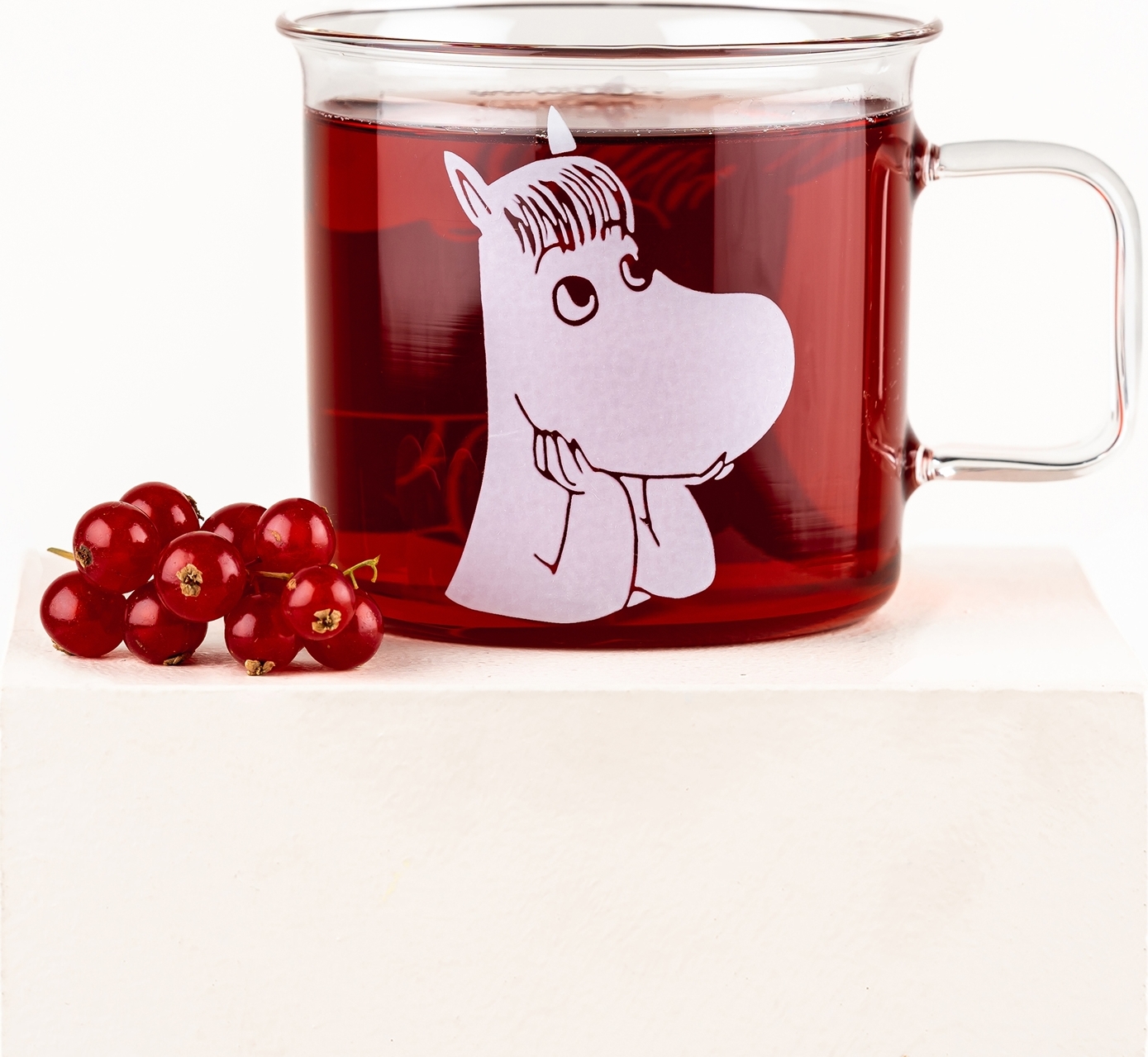 Kubek Muurla Muminki 350 ml transparentny szklany - 741-035-03 | FF