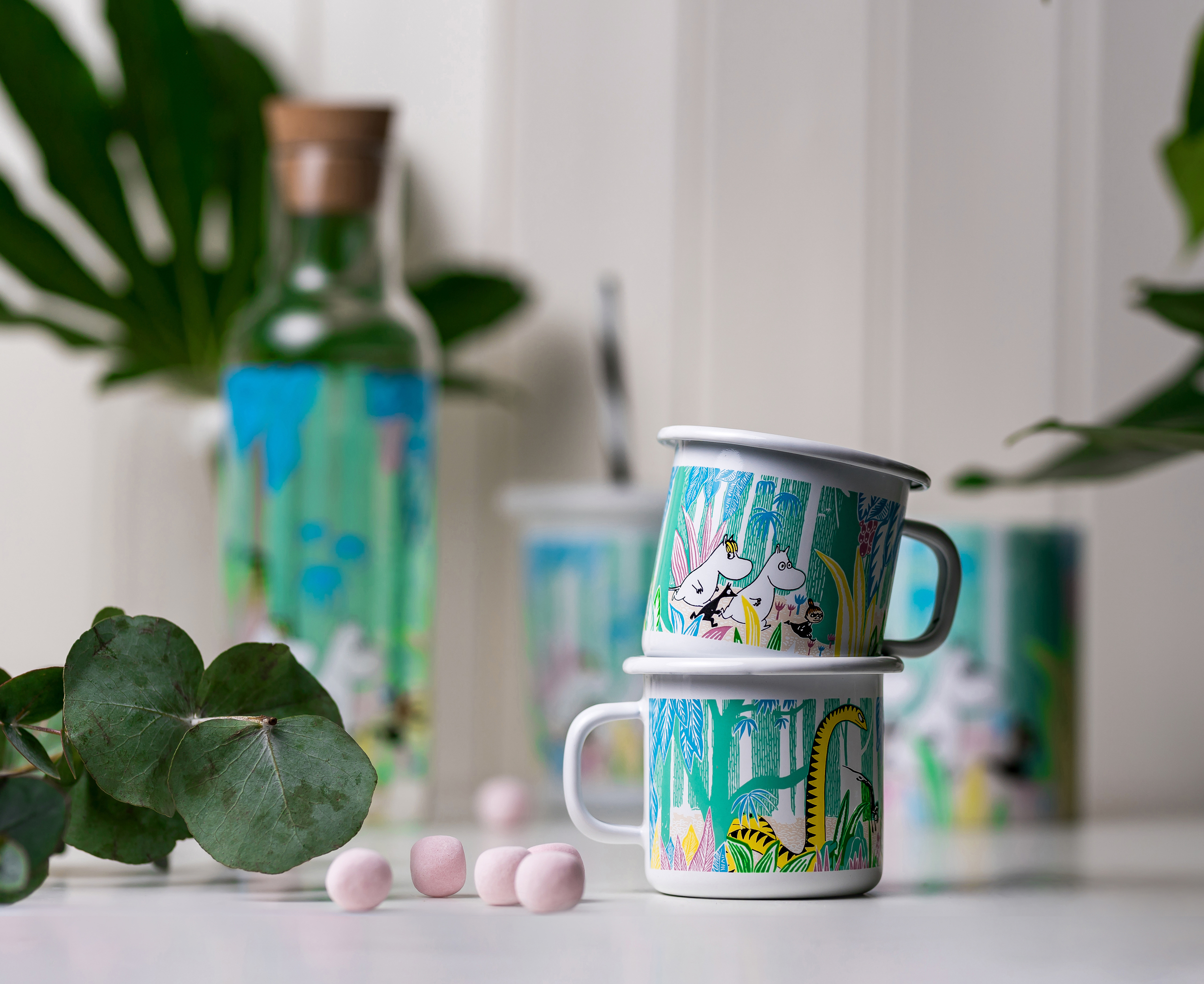 Muurla Vase Moomins In The Jungle - 1715-012-03 | FormAdore