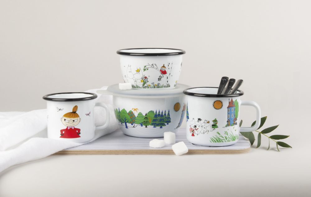 Muurla Bowl Moomins Happy Family - 1703-030-01 | FormAdore