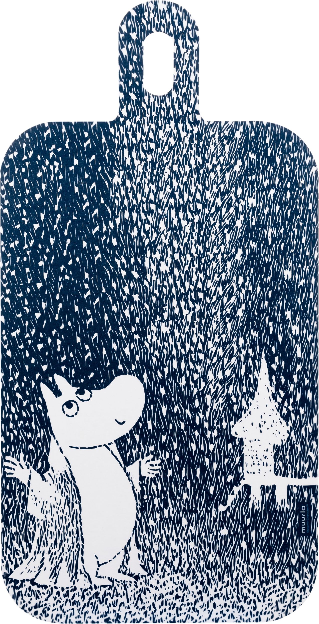 Muurla Cutting and serving board 23 x 44 cm Moomins Celebration