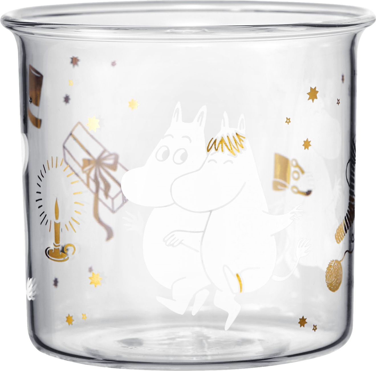 Muurla Mug 350 ml The Moomins Sparkling Stars glass - 741-035-05