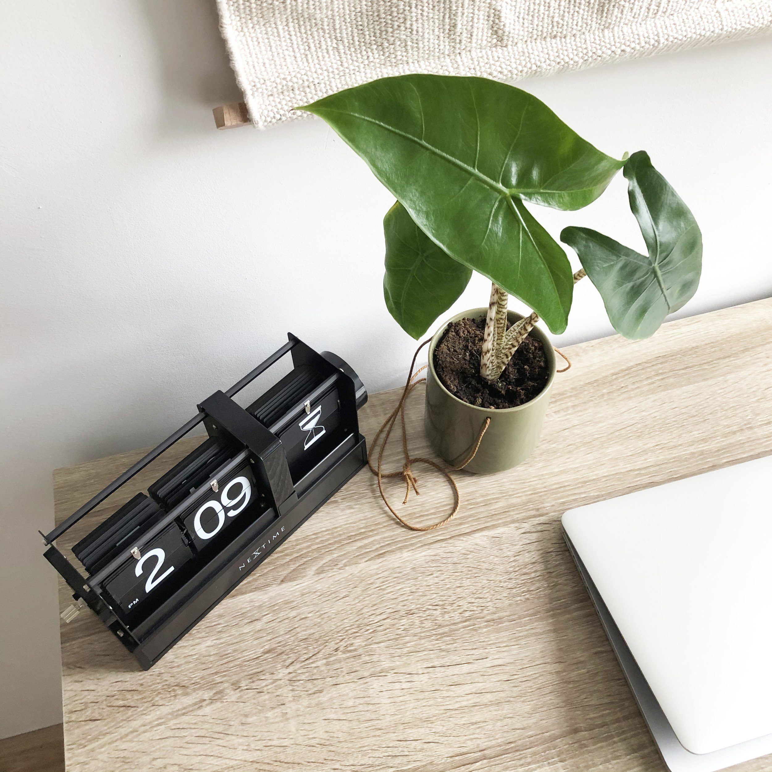 Zegar klapkowy Hourglass Flip - NeXtime 5216ZW | Fabryka Form