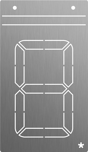 Digital 8 House number - Peppermint 30800, Roman Luyken | FA