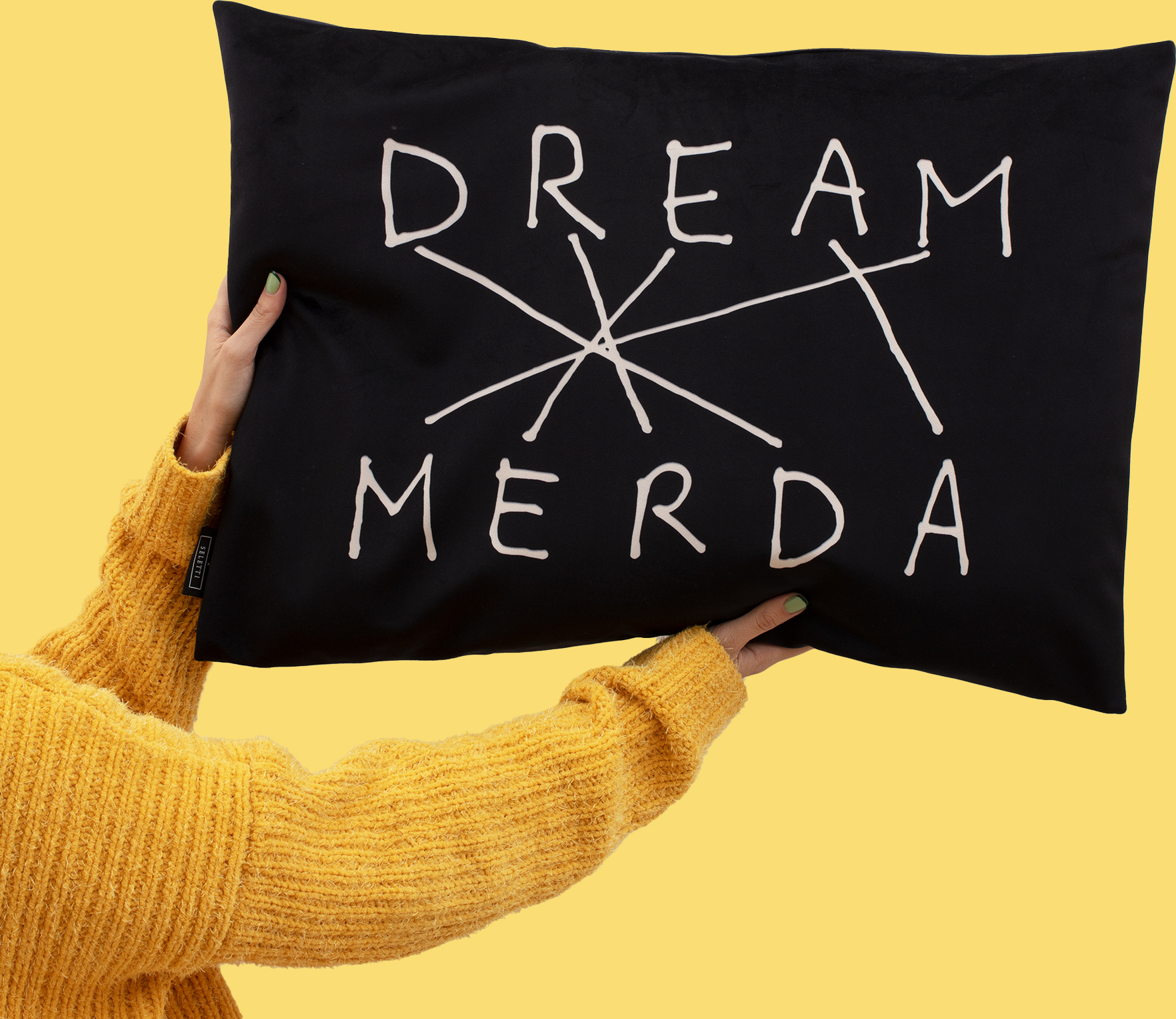 Poduszka Dream Merda 47 x 67 cm - Seletti 02442, Codalunga | FF