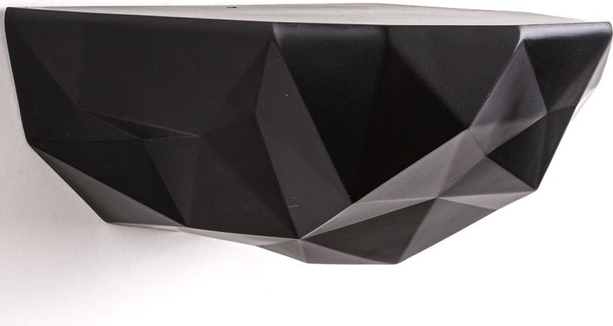 Półka ścienna Diesel Space Rock 22 cm czarna - Seletti 11016 | FF