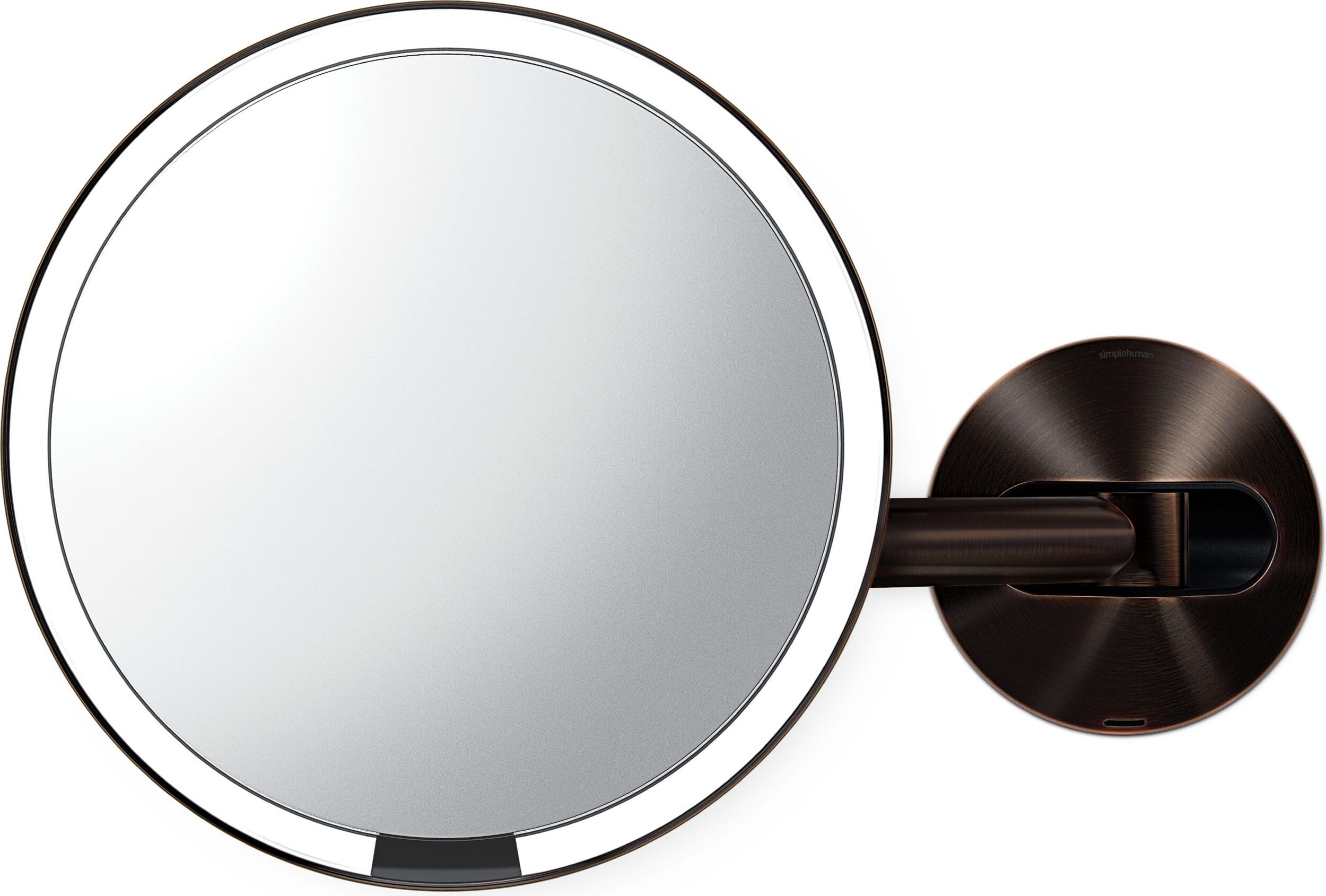 Lusterko sensorowe Simplehuman 23 cm ścienne z gniazdkiem USB - FF