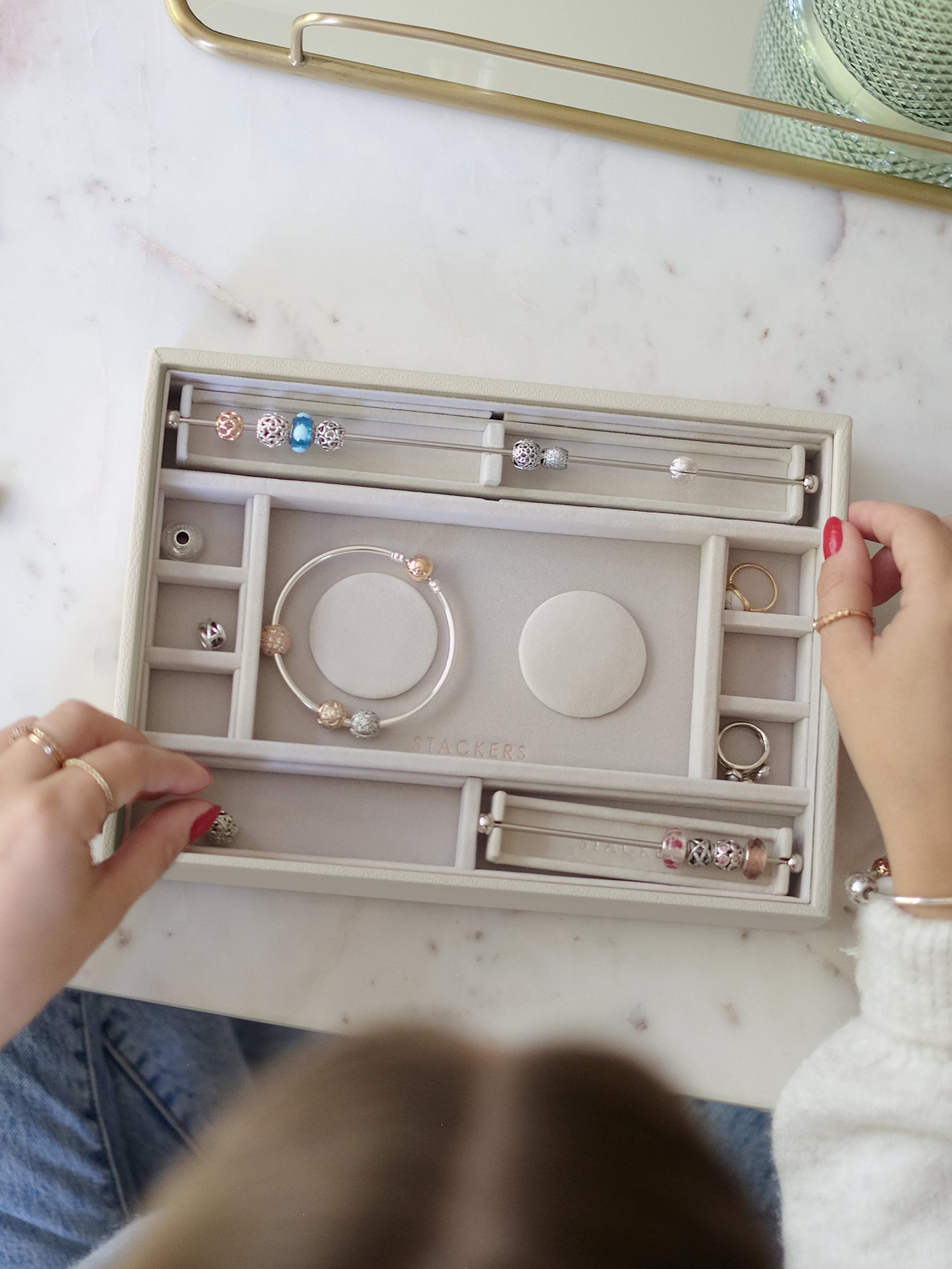 Kazeta na přívěsky Stackers s přihrádkami - 74400 | FormAdore