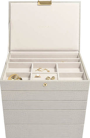 Stackers Croc Jewellery box classic five-layer putty - 74180 | FA