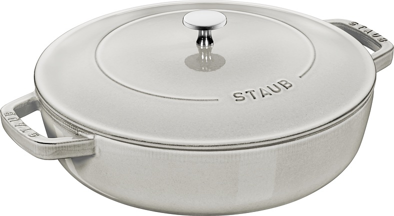 Staub Pan 28 cm deep with two handles and a lid - 40501-486-0 | FA